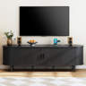 Latitude Run® Tv Stand With Storage And Shelves Designed To Fit 55’’ - 80’’ Tvs. Wood ...
